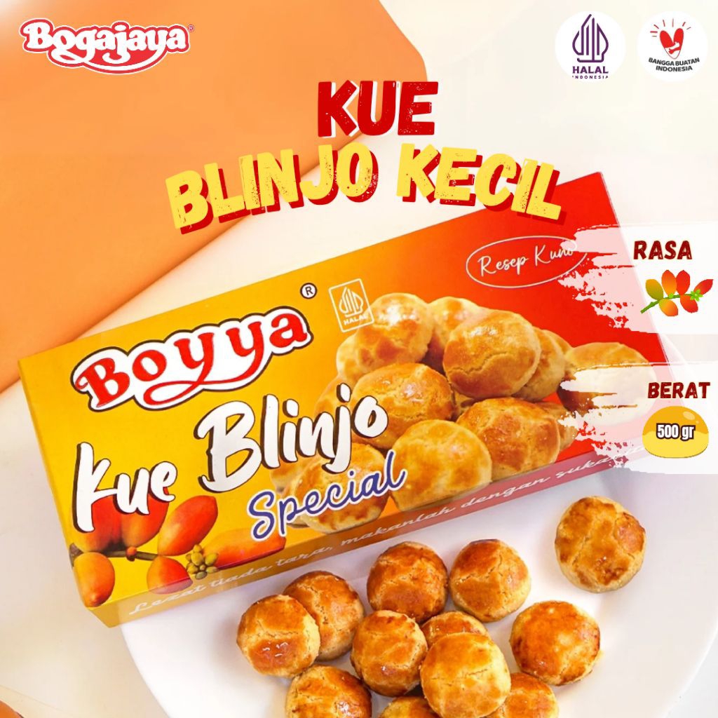 Jual BOGAJAYA Kue Kering Melinjo Blinjo BOYYA 225Gr Siap Makan Oleh ...
