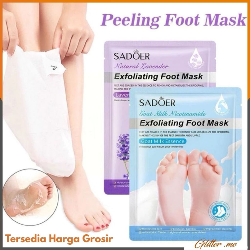 Jual SADOER Foot Mask Exfoliating / Masker Kaki Efero - LAVENDER | GOAT ...