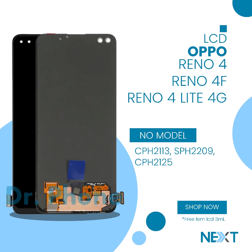 Jual LCD Oppo Reno 4 / Reno 4F / Reno 4 Lite 4G - Fullset Touchscreen ...