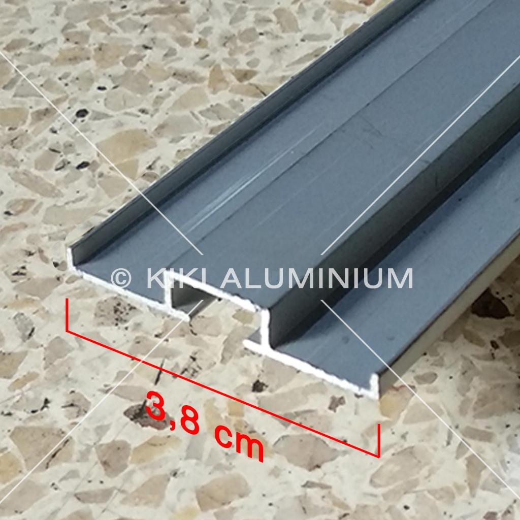 Jual Lis Omega Aluminium - Ukuran Lebar 3,8 cm - Tebal 1 mm - Panjang ...