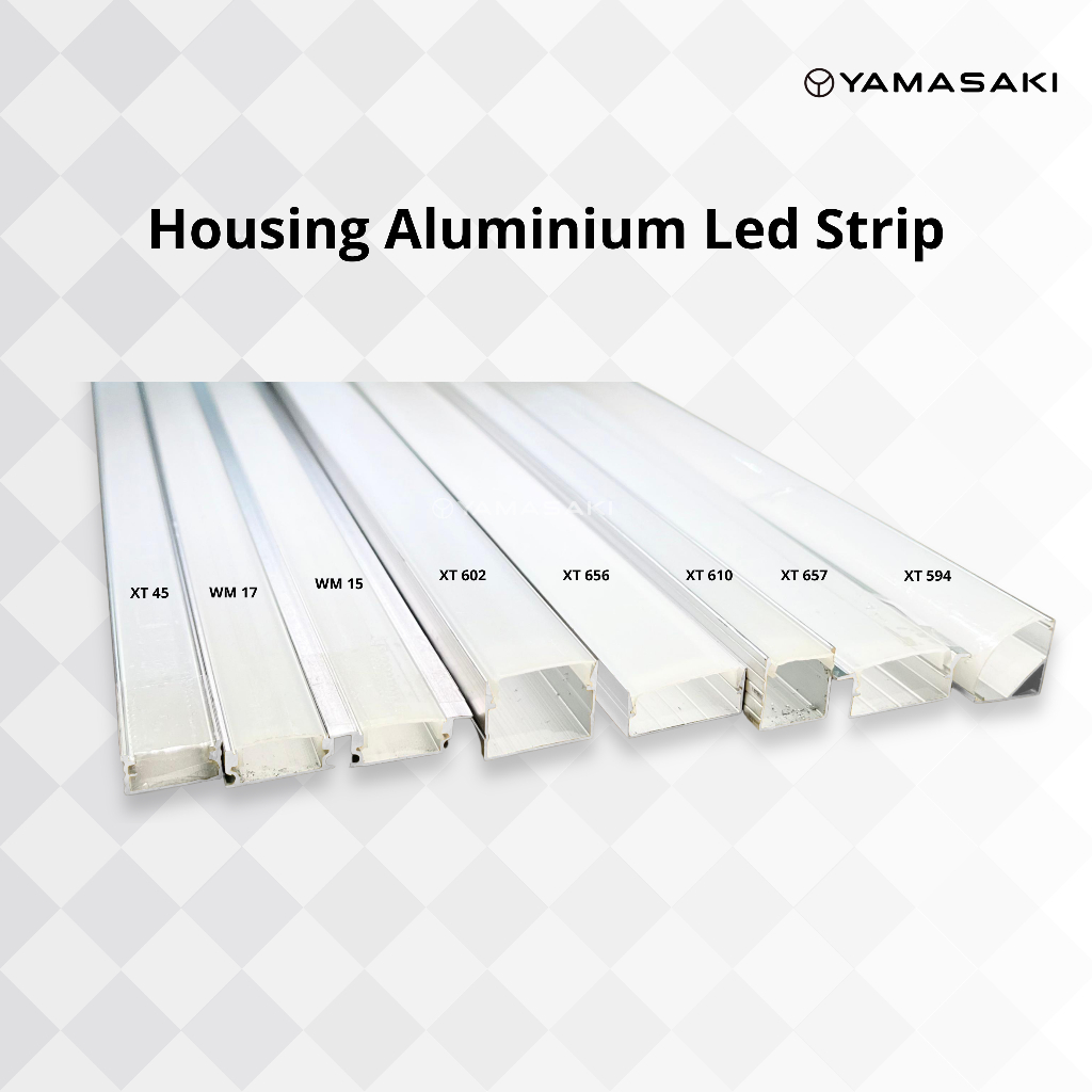 Jual Housing Aluminium LED Strip – Panjang 2 Meter | Shopee Indonesia