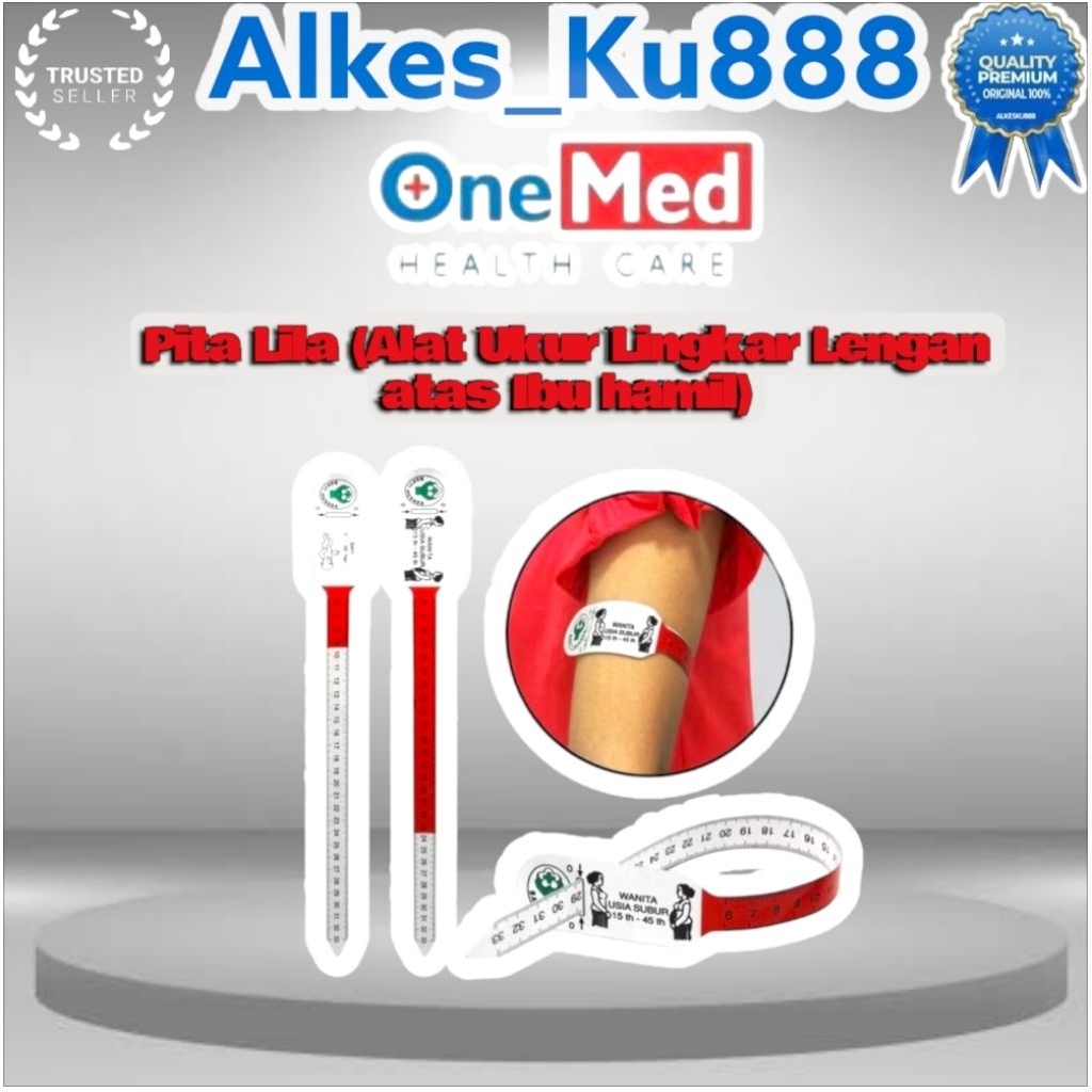 Jual PITA LILA ONEMED PERPCS/ALAT UKUR LINGKAR LENGAN ATAS IBU HAMIL ...