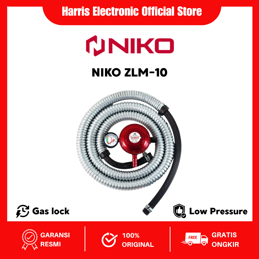 Jual Niko Selang Spiral Regulator Meter ZLM 10 / ZLM-10 | Shopee Indonesia