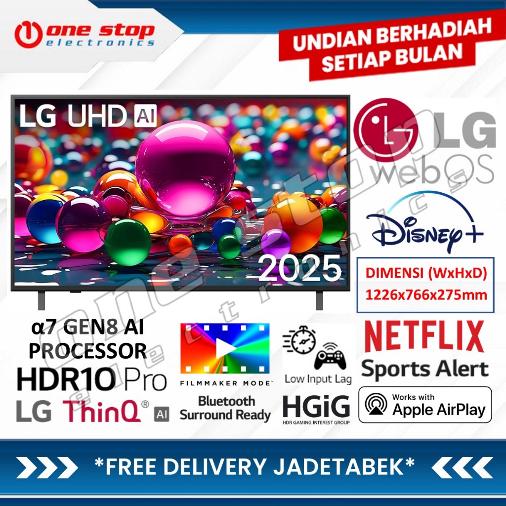 Jual LG 55UA7500PSA 4K UHD AI Smart TV 55 Inch - 55UA7500 / UA7500 ...
