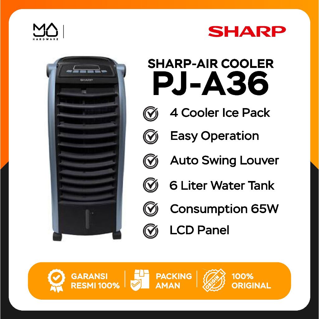 Jual Ac Portable | Sharp Air Cooler PJ - A36TY Penyejuk Ruangan Ac ...