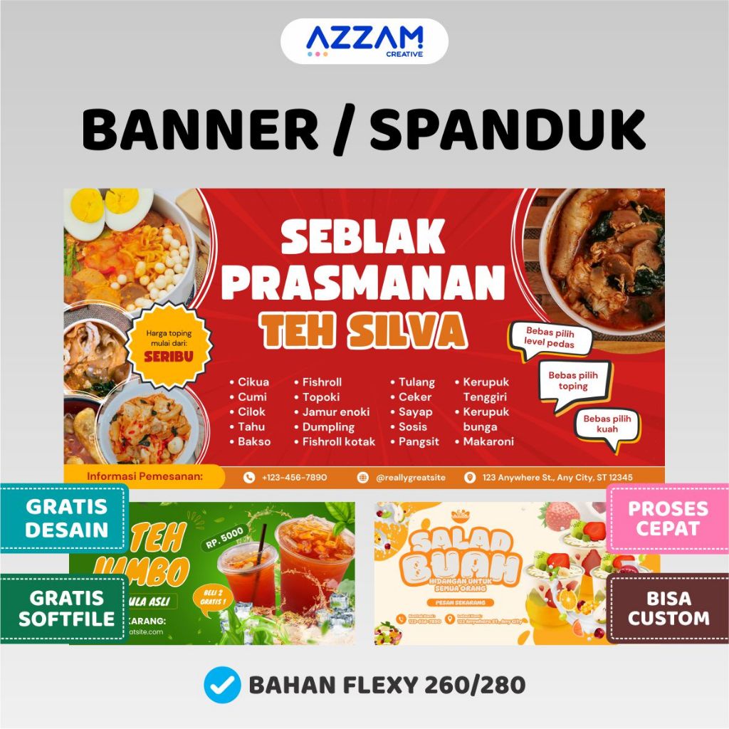 Jual CETAK SPANDUK / CETAK BANNER / CETAK SPANDUK MURAH / CETAK BANNER ...
