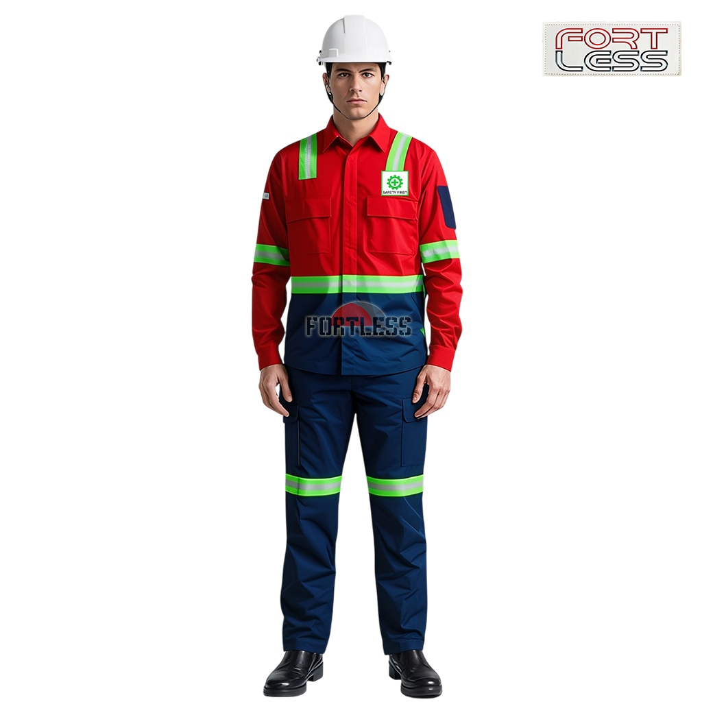 Jual Kemeja Setelan Safety 2 Kombinasi Warna - Wearpack Setelan Safety ...