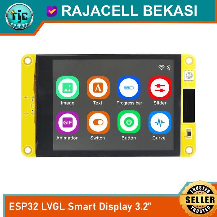 Jual ESP32 Arduinoo LVGL Smart Display 3.2" IPS LCD 240*320px Touch ...