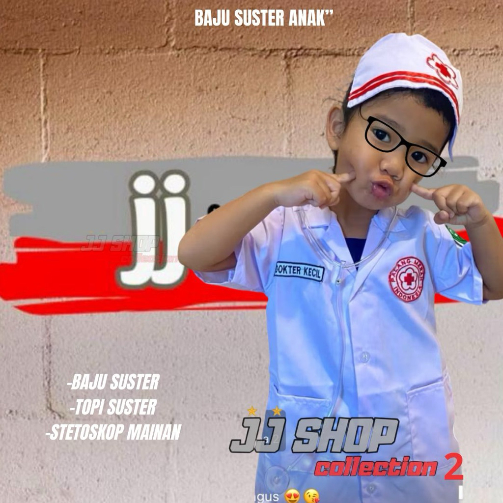 Jual BAJU SUSTER ANAK PAUD-TK-SD/ BAJU PROFESI SUSTER ANAK BISA REQUEST ...