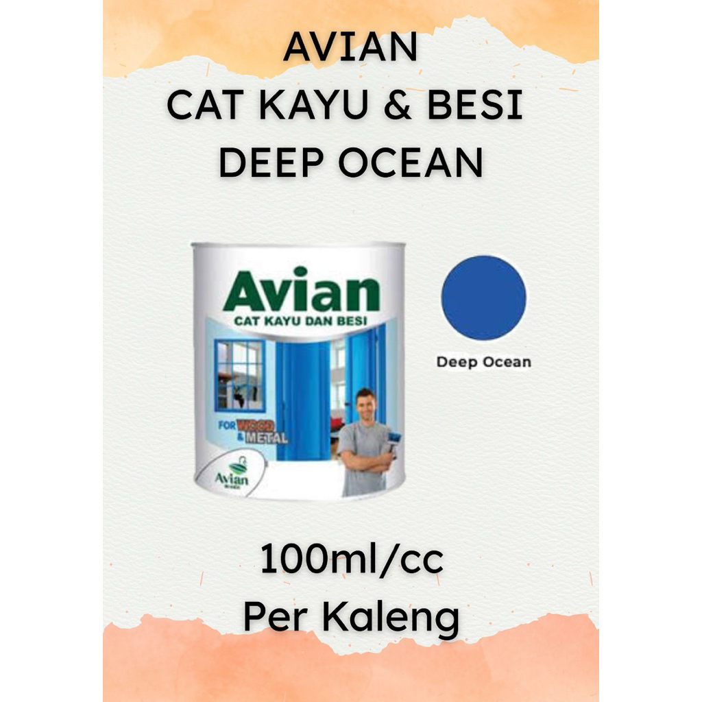 Jual Cat Avian 705 Deep Ocean 100cc | Cat Kayu & Besi Anti Karat Warna ...