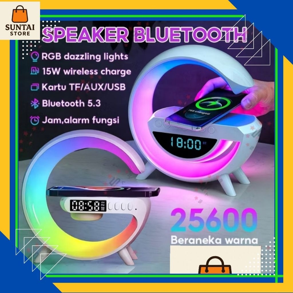 Jual Speaker Bluetooth Jam Alarm Model G Google Portable Wireless ...