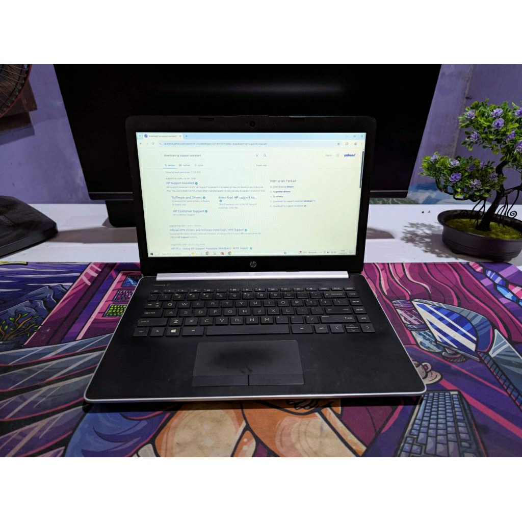 Jual Laptop Slim HP 14 CM0091AU AMD Radeon A4 9125 R3 Ram 4GB SSD 128GB ...