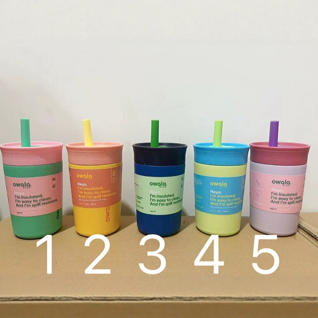Jual (JOELHOUSE)BOTOL OWALA KIDS TUMBLER 12 OZ (355 ML) INSULATED STAINLESS STEEL TUMBLER JH144 ...