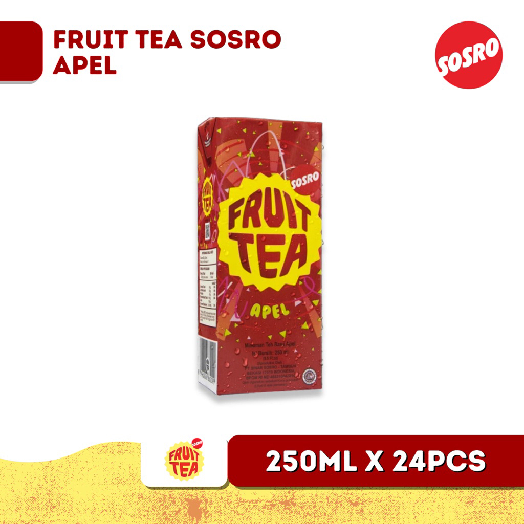 Jual Fruit tea kotak Apel 250ml satudus isi 24pcs | Shopee Indonesia