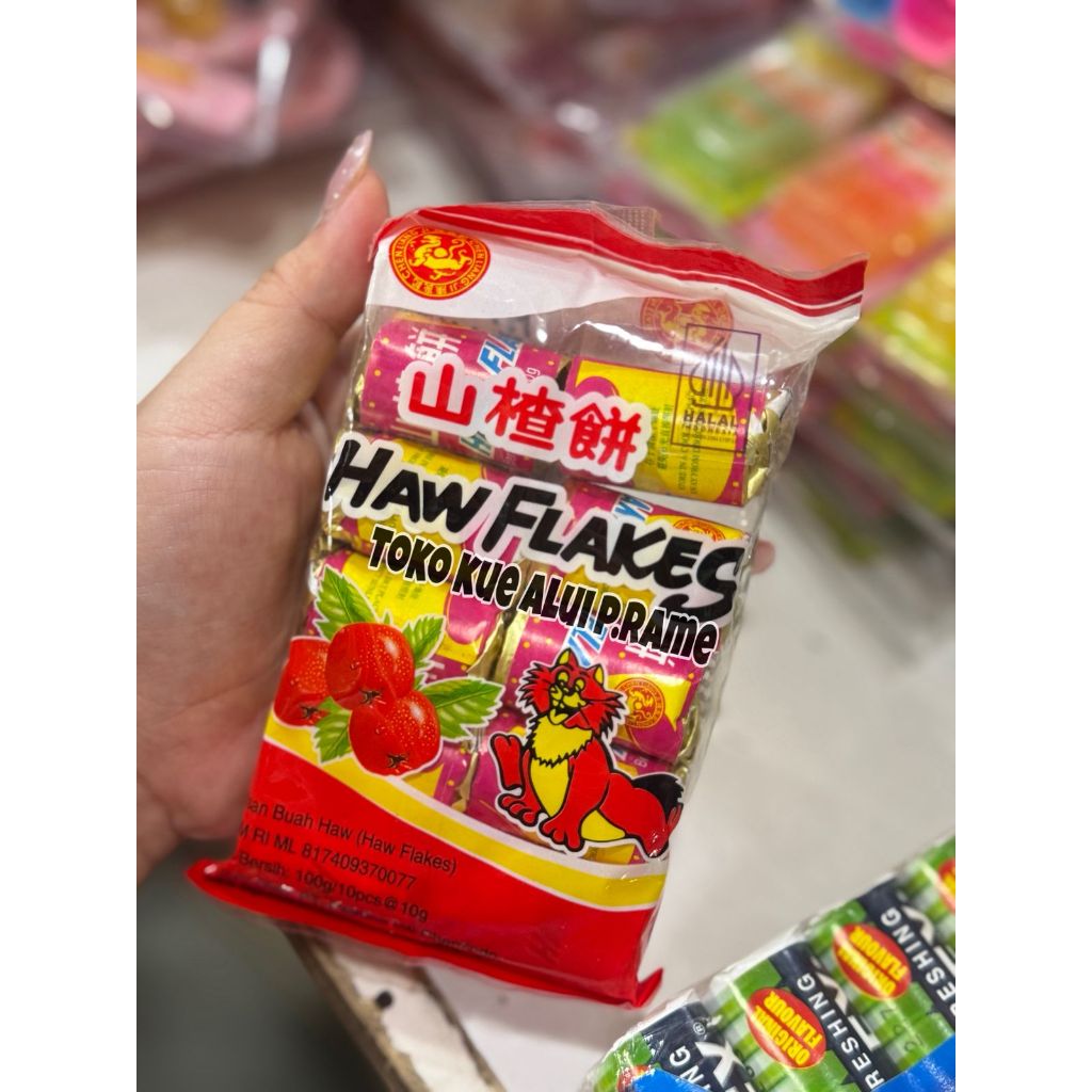 Jual Permen Sanca / Sanca Koin / Haw Flakes (10 pcs x 10 Gram) | Shopee ...