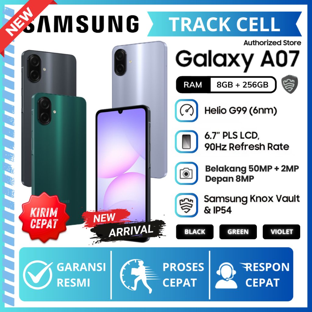 Jual Samsung Galaxy A07 4/64GB 4/128GB 6/128GB 8/256GB HP Samsung ...