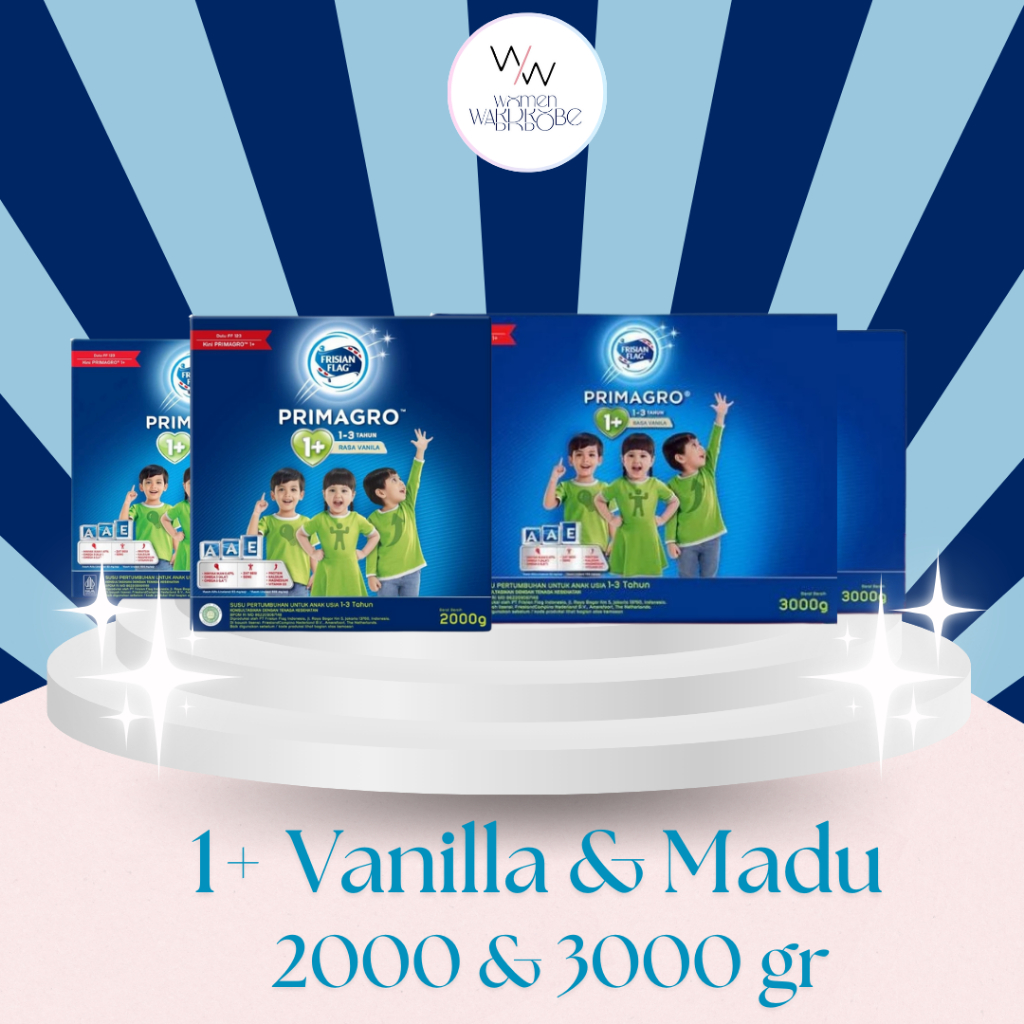 Jual Frisian Flag Primagro 1+ Vanila / Madu 2000g / 3000g expiry 2027 (free bubble+kardus ...