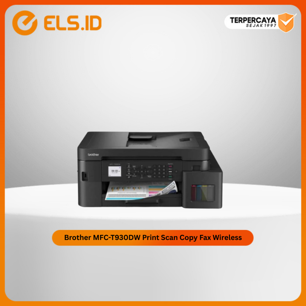 Jual Printer Brother MFC-T930DW Print Scan Copy Fax Wireless | Shopee ...