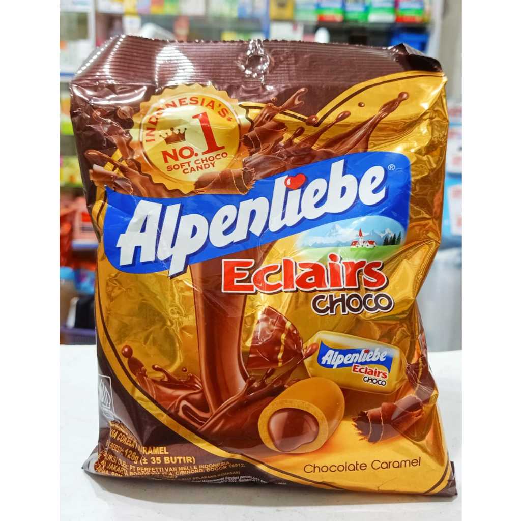 Jual PERMEN ALPENLIEBE ECLAIRS CHOCO 𝟏 𝐁𝐔𝐍𝐆𝐊𝐔𝐒 𝐈𝐒𝐈 𝟑𝟓 𝐁𝐔𝐓𝐈𝐑 - Permen ...