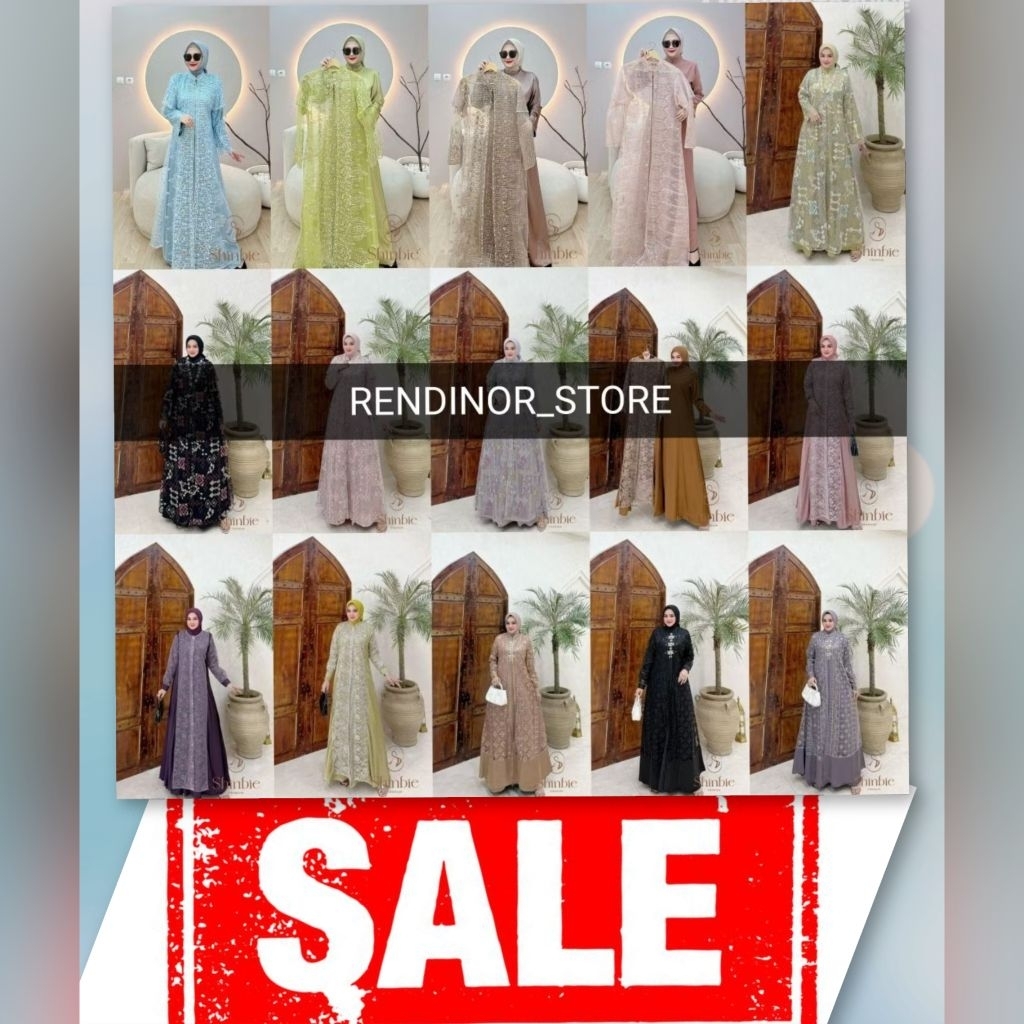 Jual FAUZIA FONITA GEFANY TISYA SET (DRESS DAN INNER) BY SHINBIE READY ...