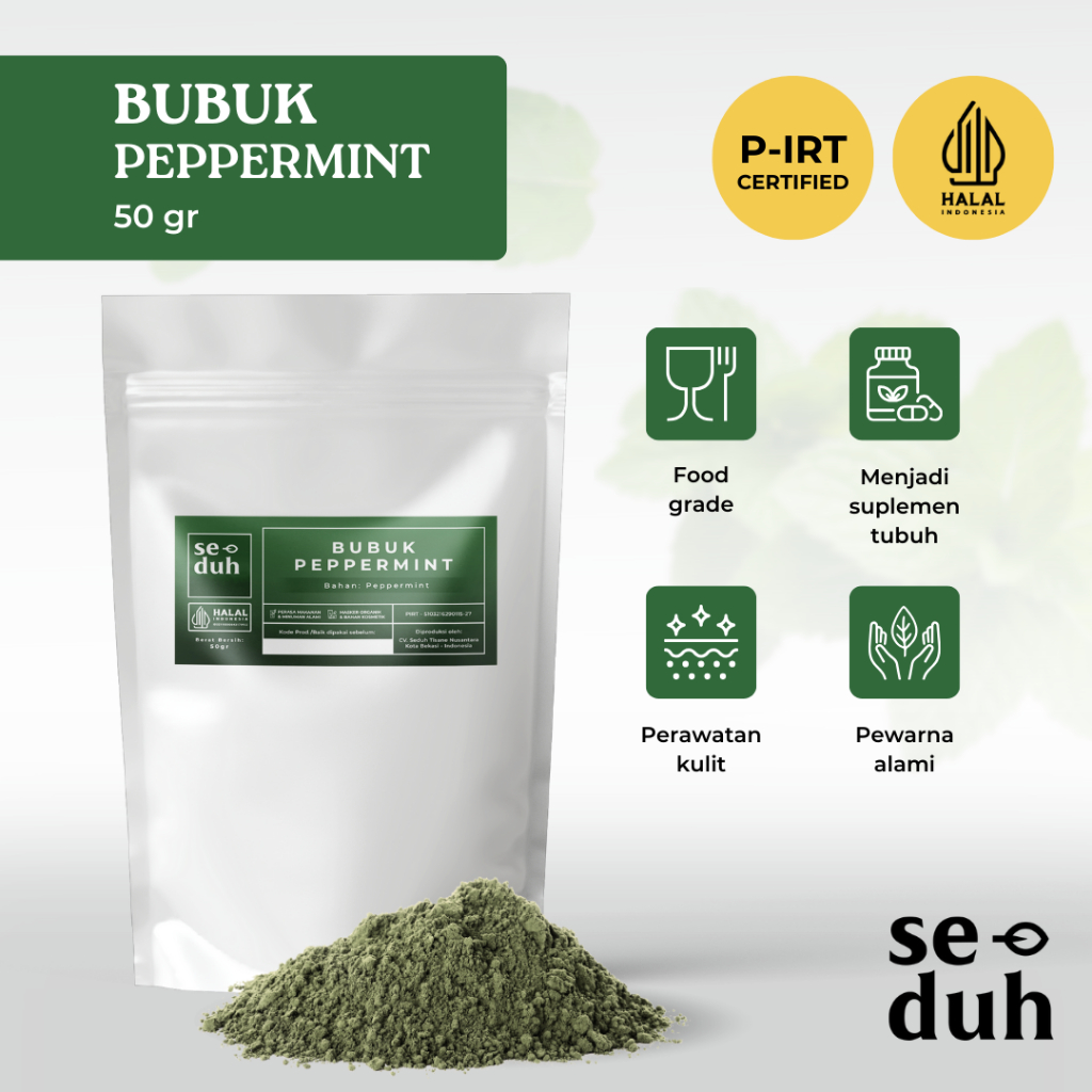 Jual SEDUH TEA & TISANE | Peppermint Powder / Bubuk Daun Mint ...