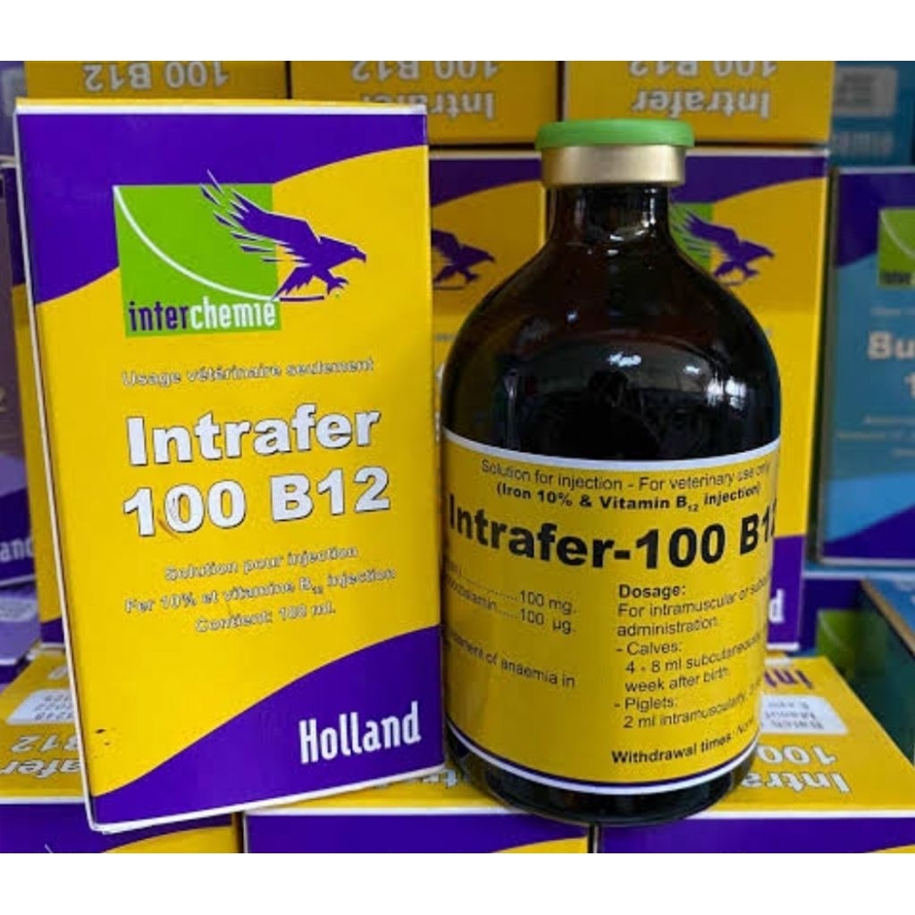 Jual INTRAFER 100 B12 (mengobati kekurangan darah/anemia dan nafsu ...