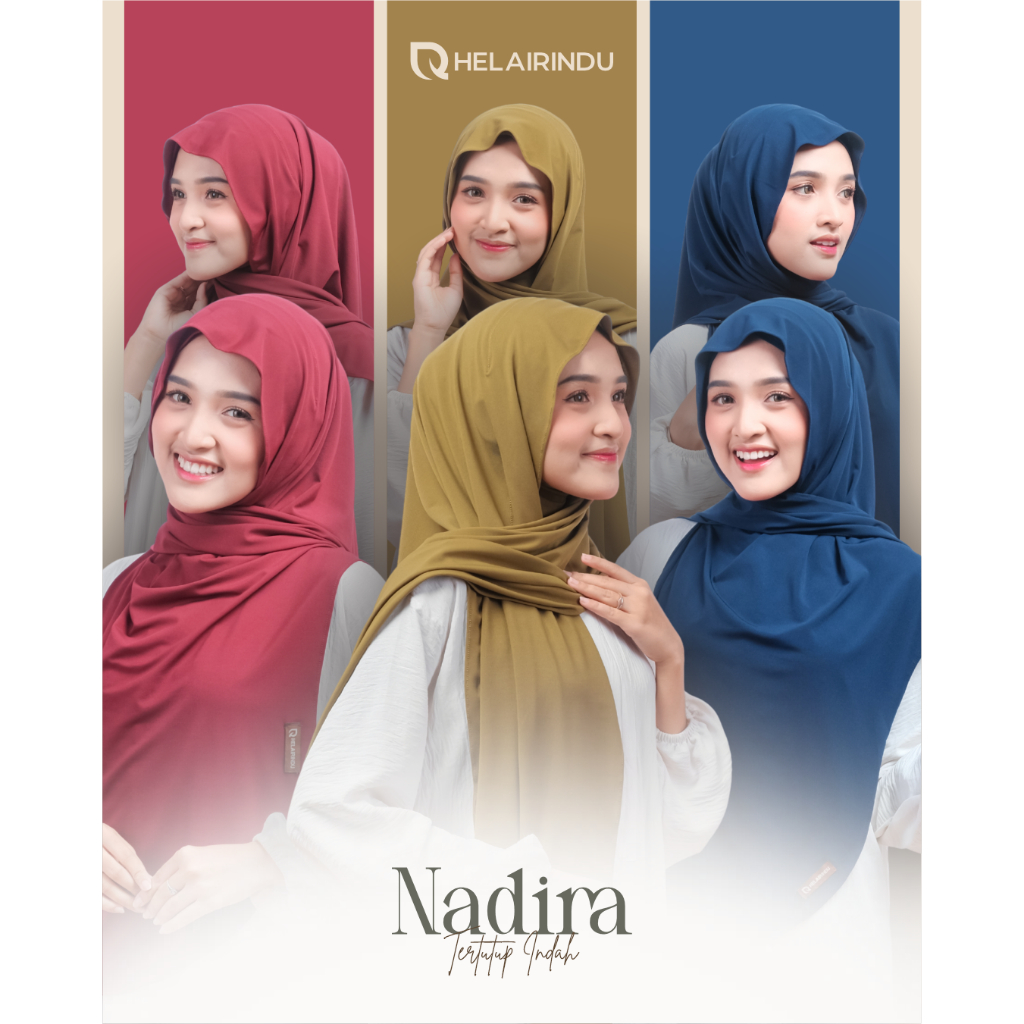 Jual HELAIRINDU - Hijab Pashmina Instan Curve Inner Menutup Leher ...