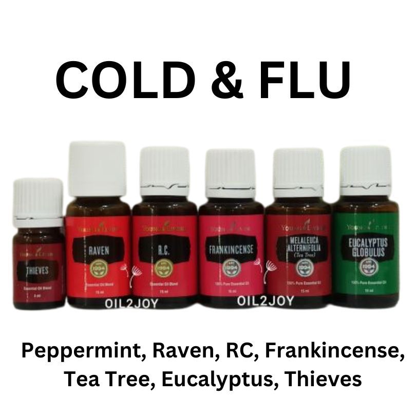 Jual Cold Flu Blend RC Raven Thieves Frankincense Lemon Peppermint ...
