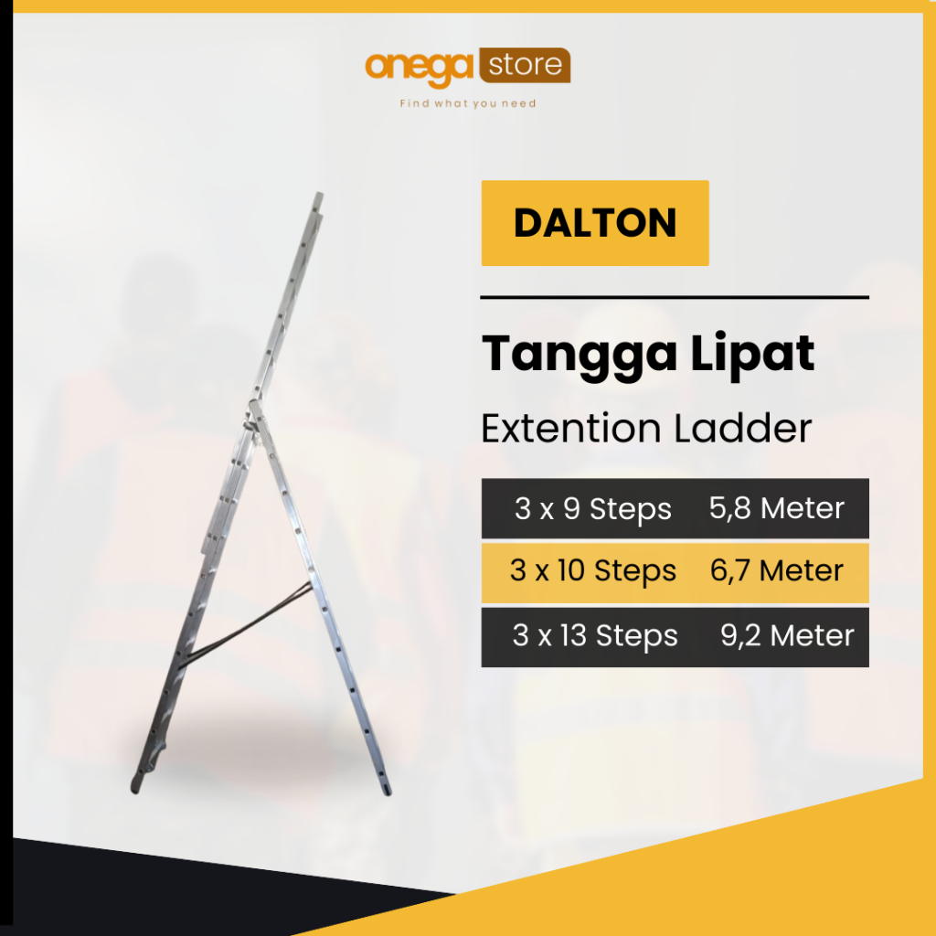 Jual Dalton Tangga Lipat Extention Extension Aluminium Sliding ...