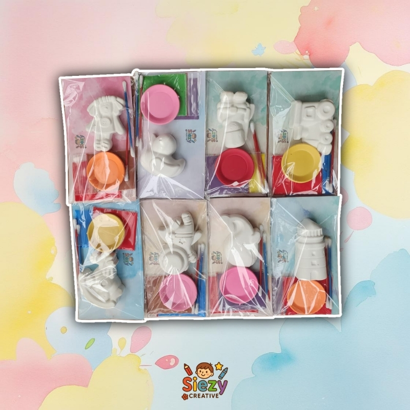 Jual MAINAN EDUKASI ANAK MEWARNAI MELUKIS PATUNG GYPSUM HADIAH SOUVENIR ...