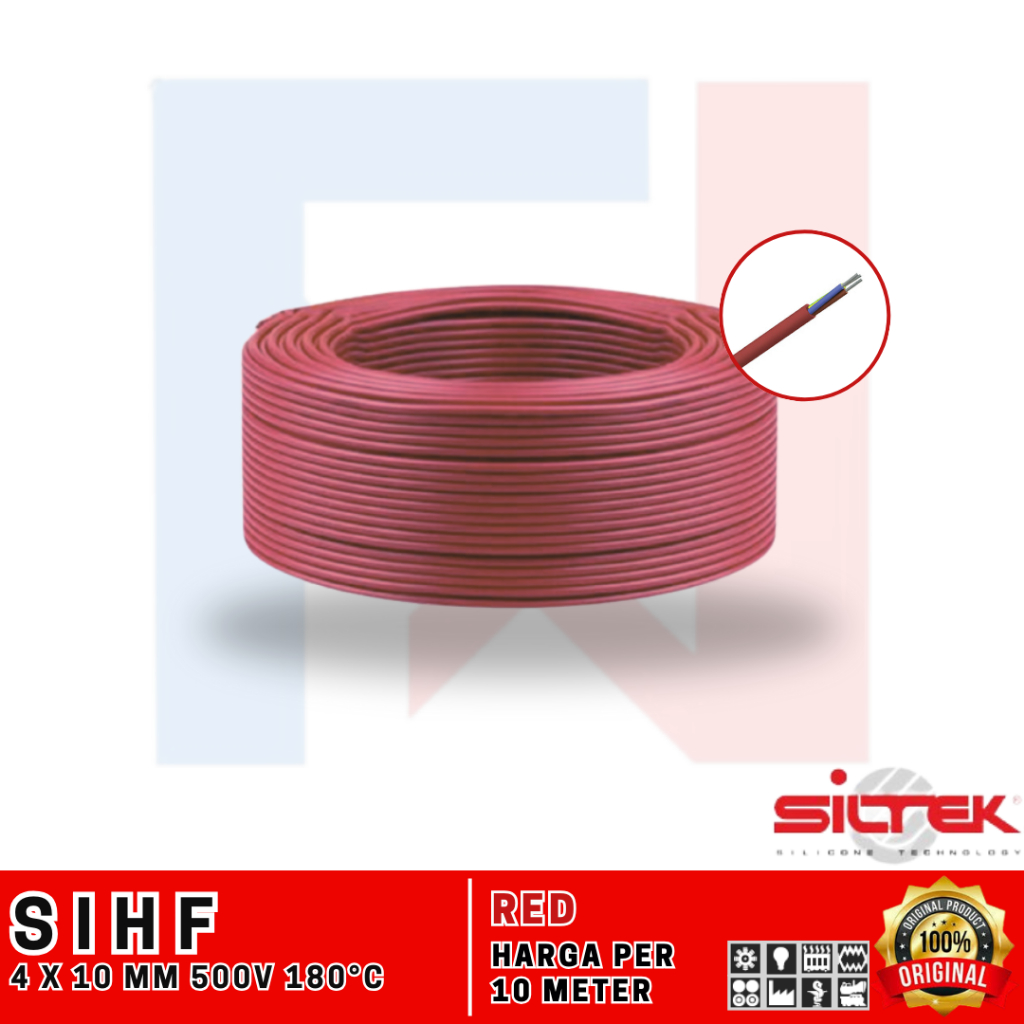 Jual KABEL SIHF / KABEL TAHAN PANAS / HEAT RESISTANCE CABLE 4 x 10 mm ...