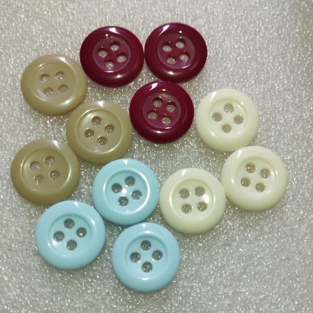 Jual (100 pcs) kancing baju/ dinas 14 mm/22L | Shopee Indonesia