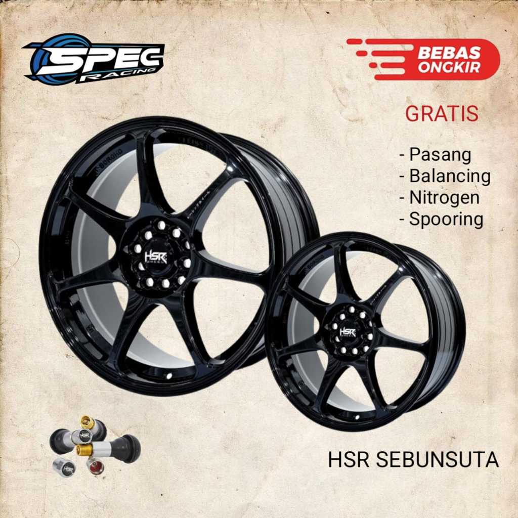 Jual Velg Mobil Racing R18 Hsr Sebunsuta Untuk Altis Sienta Innova Rush ...