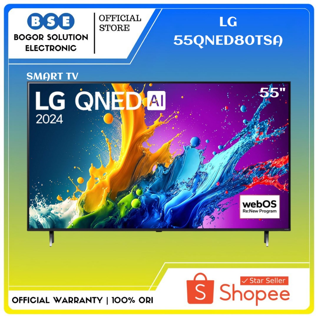 Jual TV QNED 55 UHD 4K Smart TV LG 55QNED80TSA 55QNED80 LG 55QNED ...