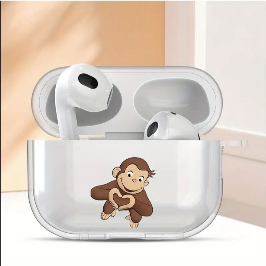 Jual Case PELINDUNG AIRPODS MOTIF MONYET LUCU Cocok Untuk Airpod Gen 1/ ...