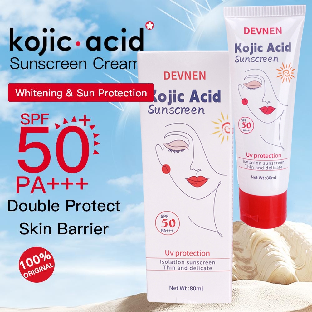 Jual Kojic Acid Sunscreen Lotion Guanjing SPF 50 PA+++ Sunblock Badan ...