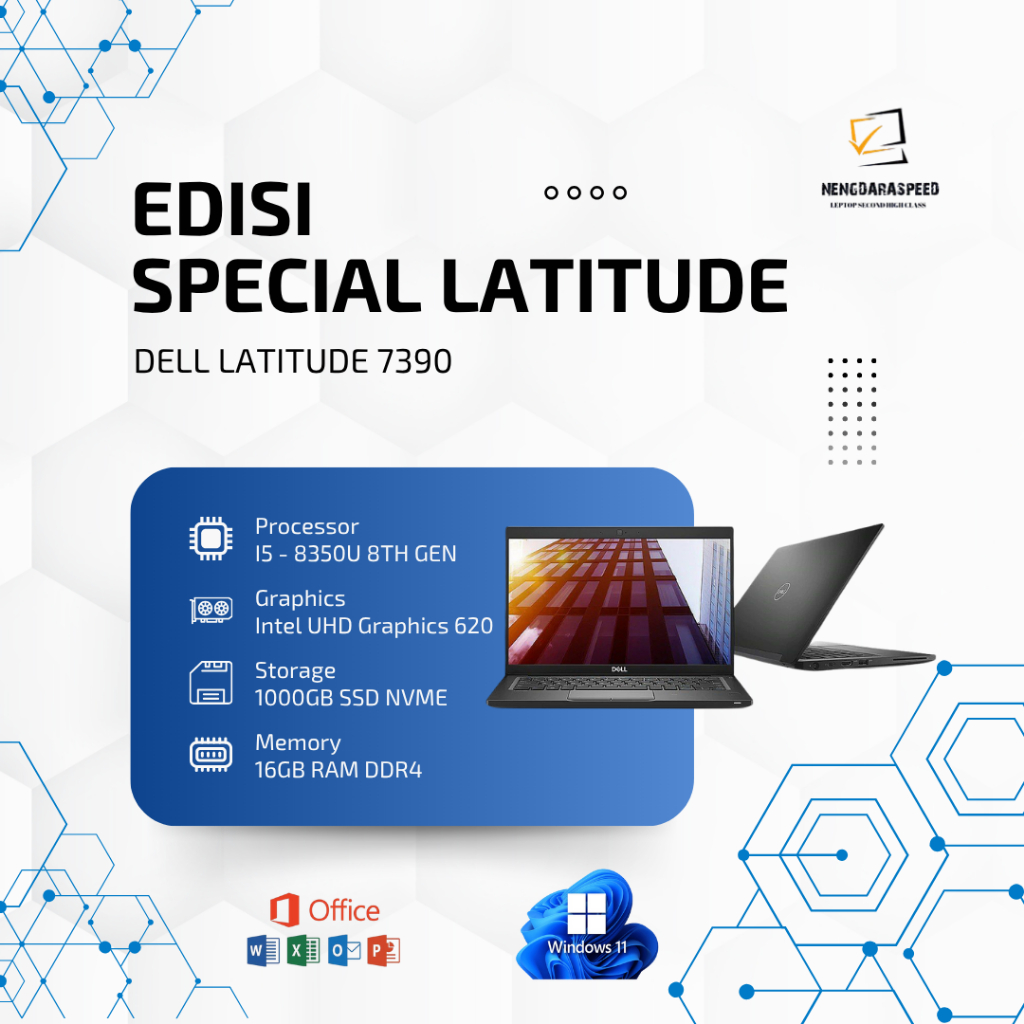Jual DELL LATITUDE 7390 I5 - 8350U 8TH GEN / 16GB RAM DDR4 / 1TB SSD ...