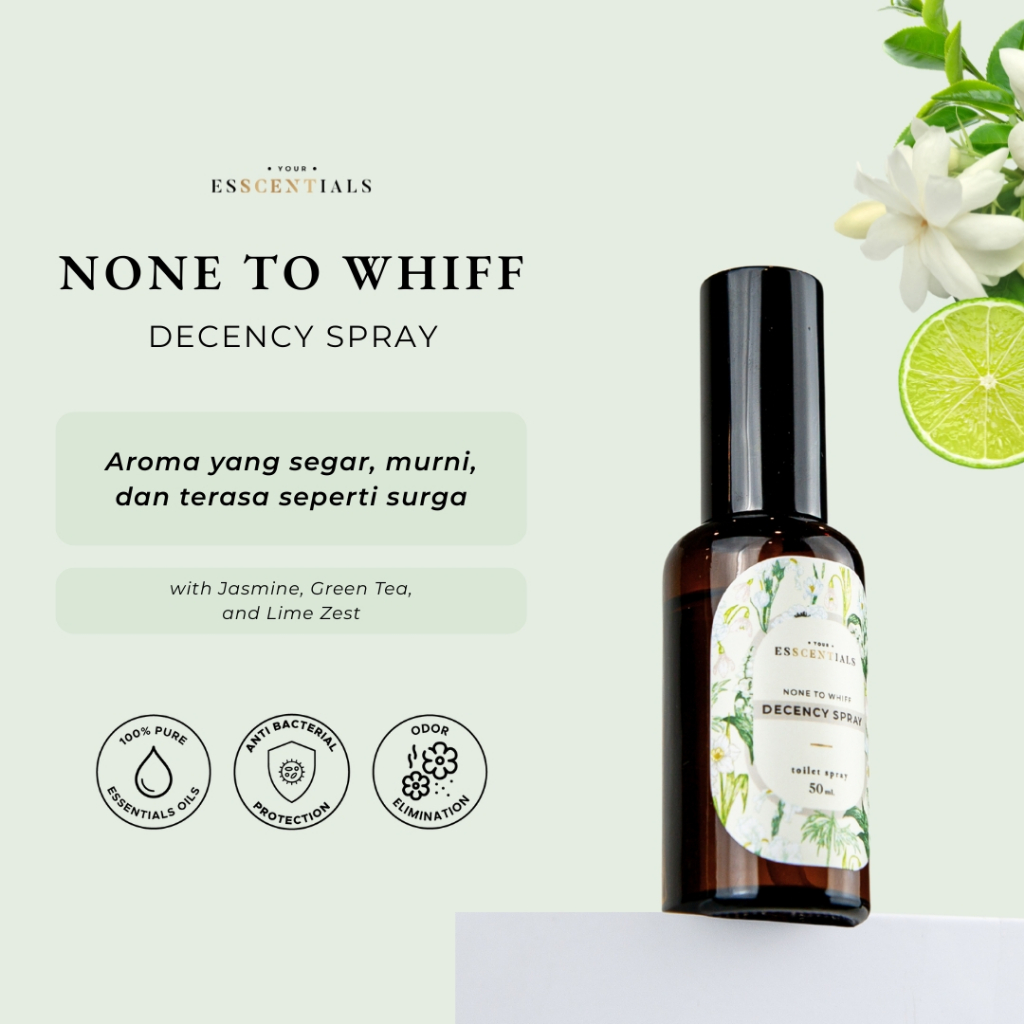 Jual Your Esscentials - Decency Spray None to Whiff 50ml - Toilet Spray ...