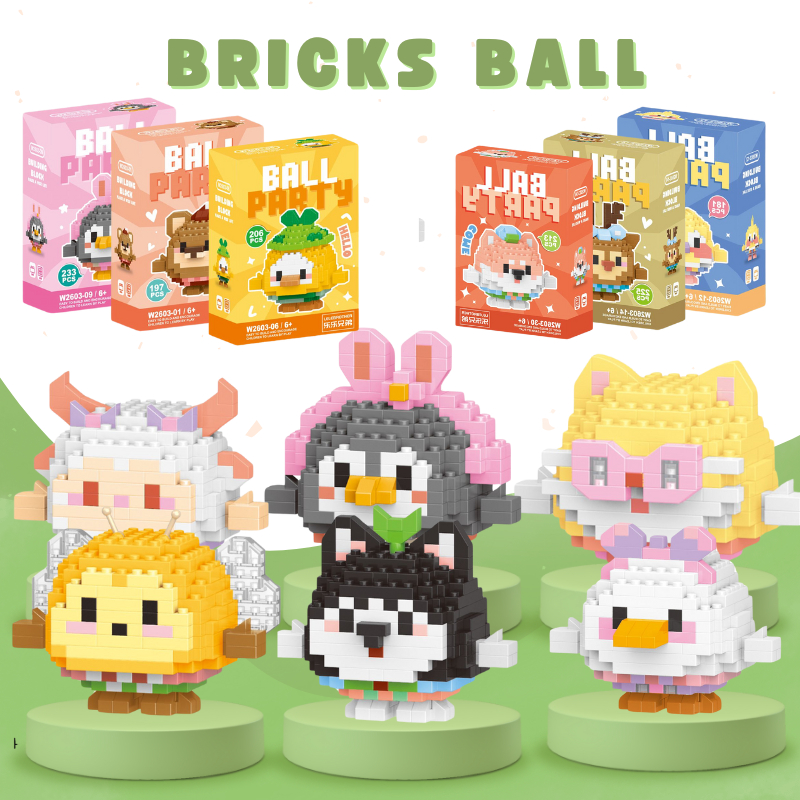 Jual NAN MEI Mainan Anak Bricks Party Ball 3D | Shopee Indonesia