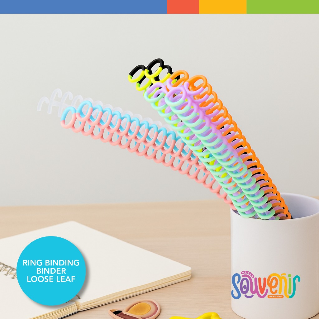 Jual Ring Binder DIY Spiral Binder/loose leaf Binding Strip 30 Lubang ...
