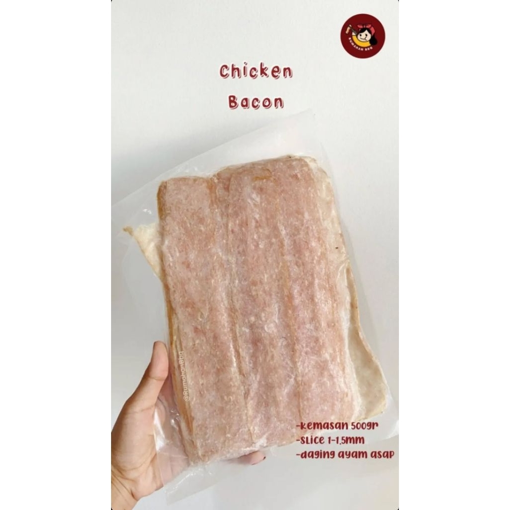 Jual chicken bacon slice / bacon ayam iris / korean bbq / daging bbq ...