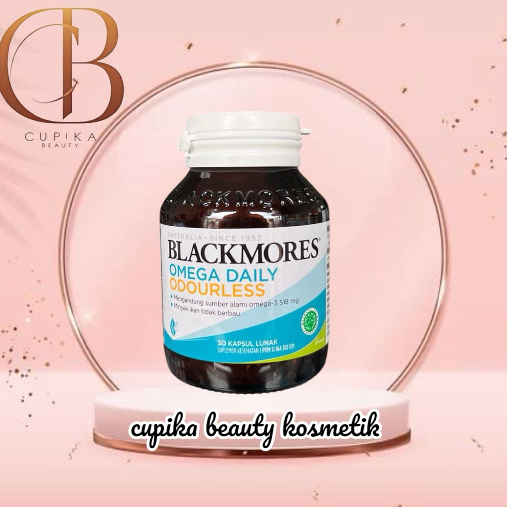 Jual cob) BLACKMORES OMEGA DAILY ODOURLESS isi 30 KAPSUL LUNAK - minyak ...