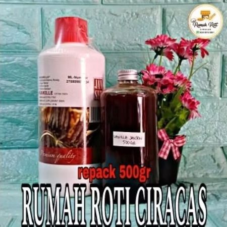 Jual VANILA JANSEN EXTRACT 500GR REPACK BOTOL PERASA VANILLA VANILI KUE ...