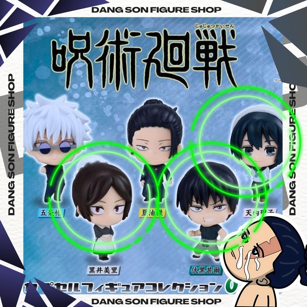 Jual Set Gachapon Jujutsu Kaisen Hidden Inventory Toji Fushiguro Riko ...