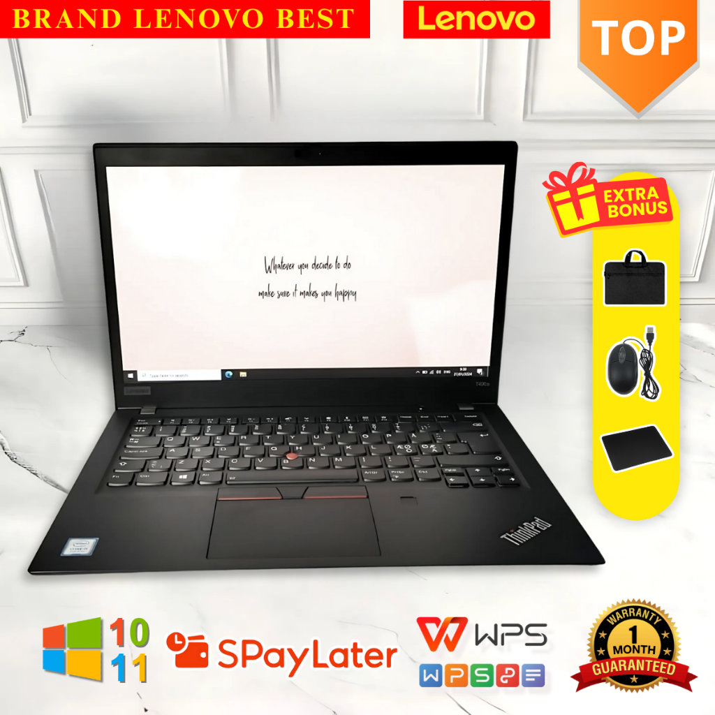 Jual Laptop Lenovo Thinkpad T490 T490S Touchscreen Core i7/i5 GEN 8 ...