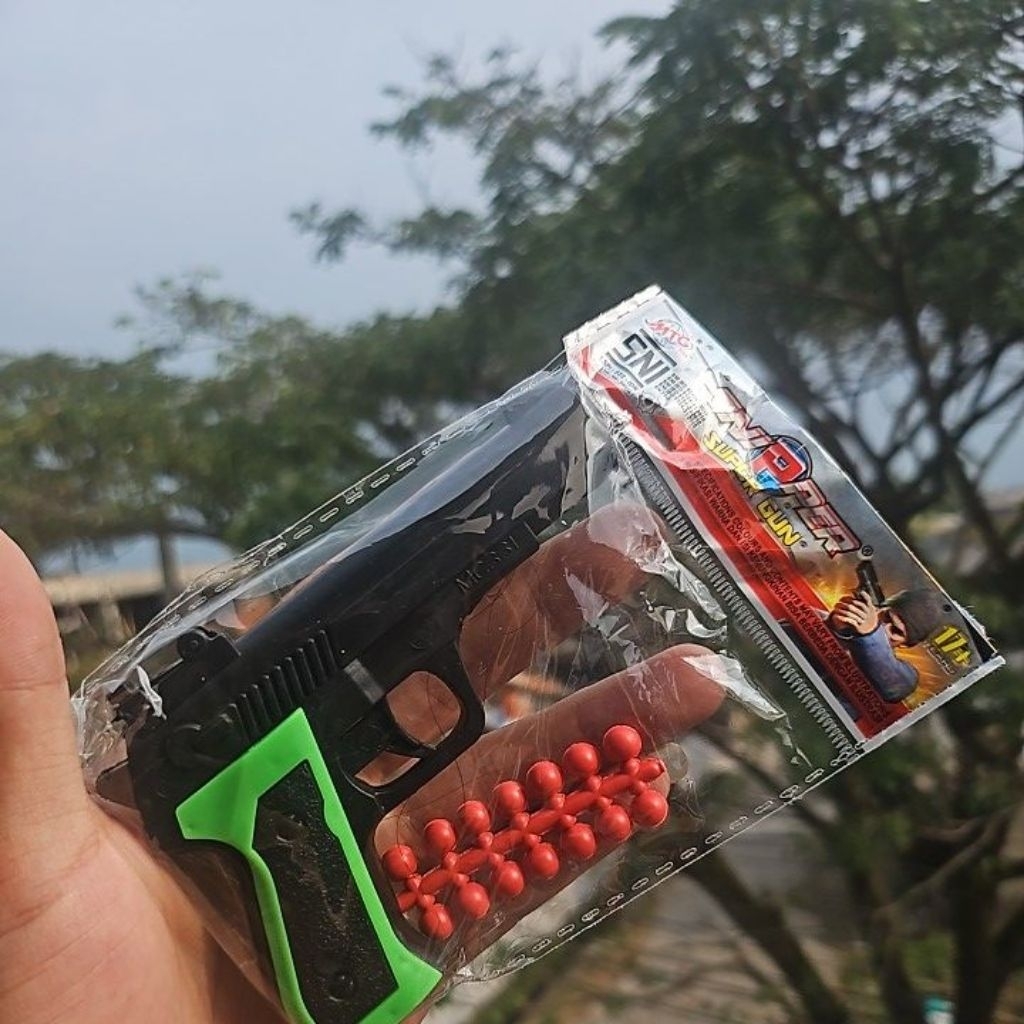 Jual mainan tembakan anak SNI 1 pcs / pistolan mainan anak | Shopee ...