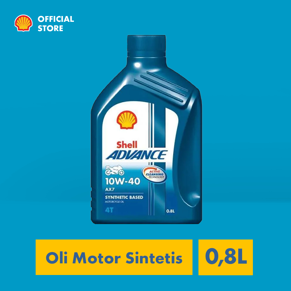 Jual Shell Advance AX7 10W-40 (0.8L) Oli Motor | Shopee Indonesia