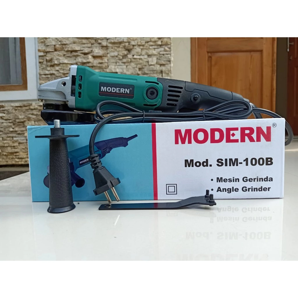 Jual Mesin Gurinda Gerinda Grinda Disc Grinder Sim 100 Sim100B Modern ...
