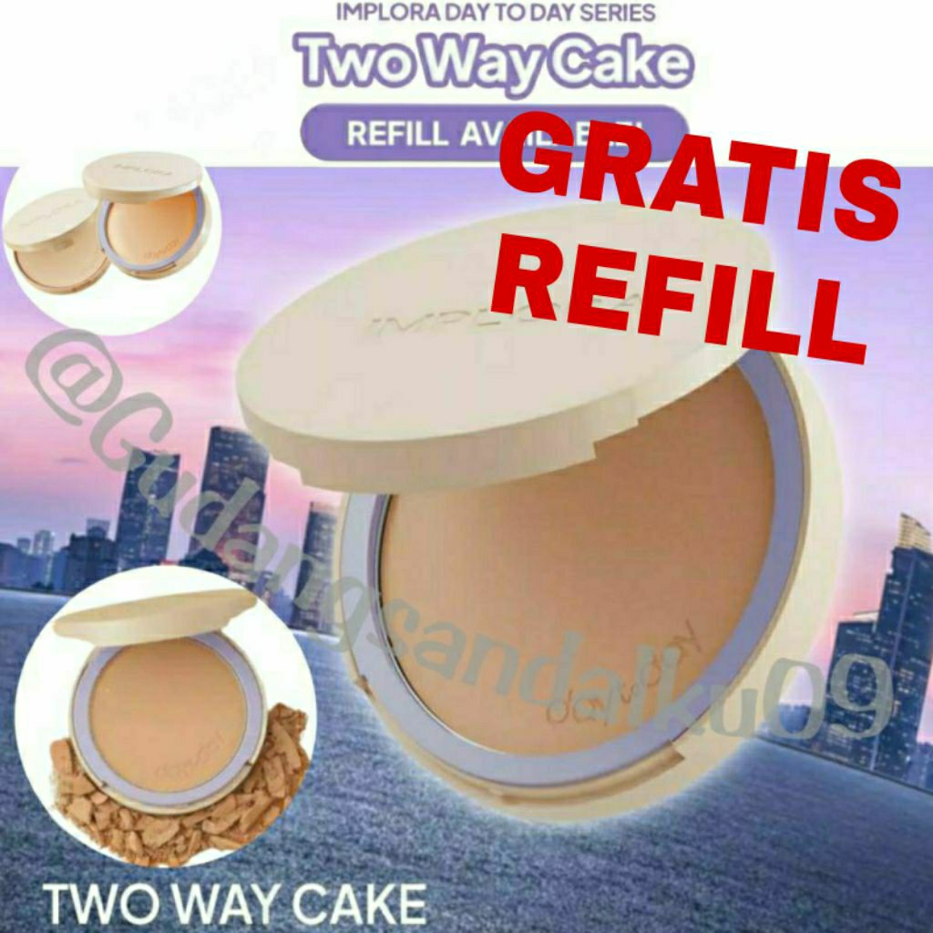 Jual Implora Day To Day Series Two Way Cake | Bedak Implora Powder ...
