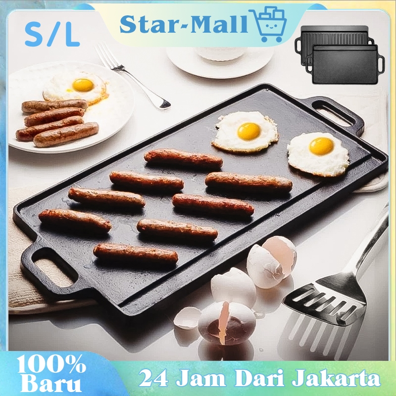 Jual Grill Pan Anti Lengket Panggang / Alat Panggang Steak / Griddle ...
